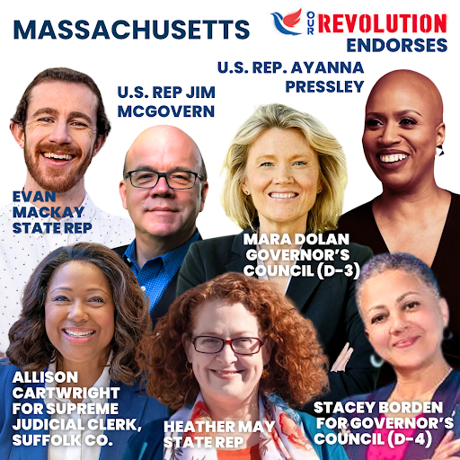 Massachusetts Endorsements 2024 - Our Revolution