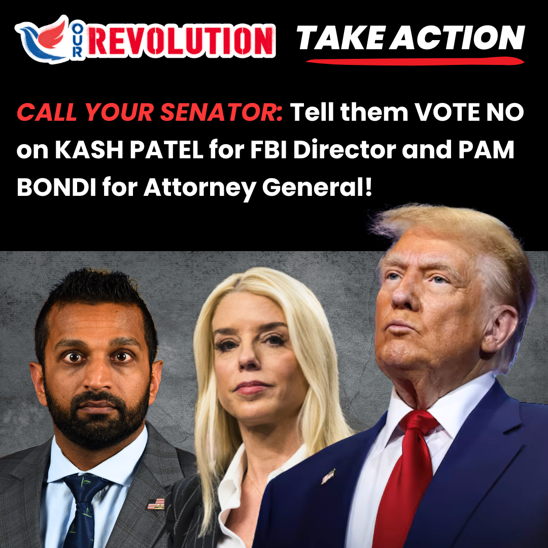 CALL YOUR SENATOR - Our Revolution
