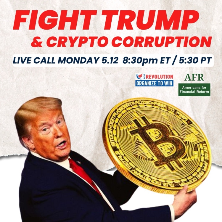 No Genius Act - No Crypto Corruption - Our Revolution